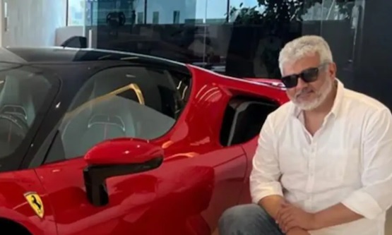 Ajith Kumar poses with his swanky new car – www.mykollywood.com