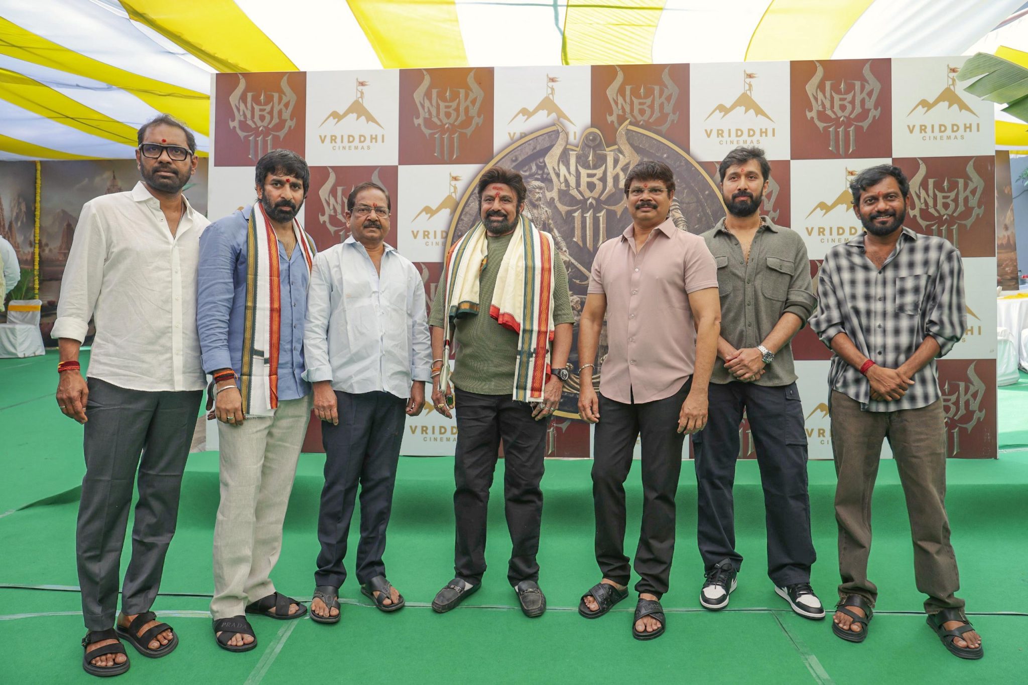 Nandamuri Balakrishna, Gopichand Malineni, Venkata Satish Kilaru, Vriddhi Cinemas’ Historical ...